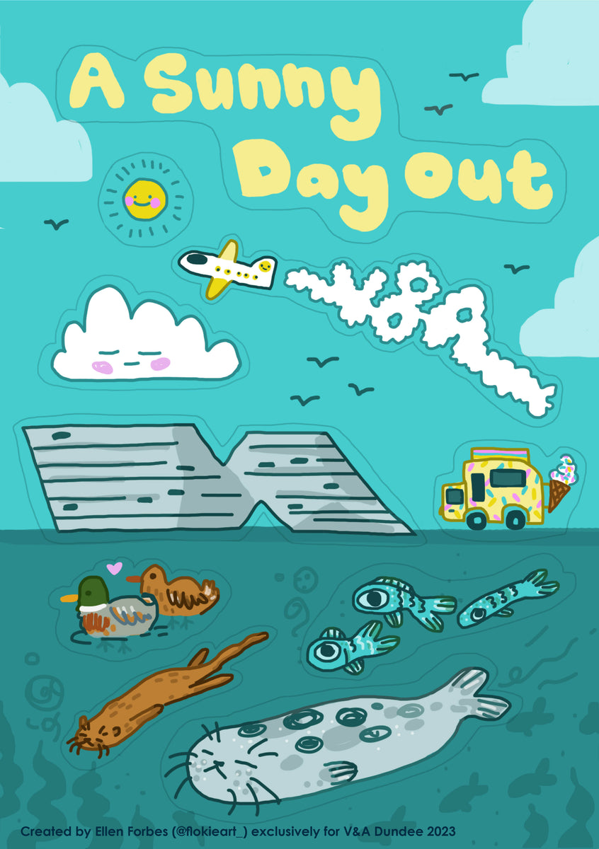 A Sunny Day Out Sticker Sheet – V&A Dundee Shop